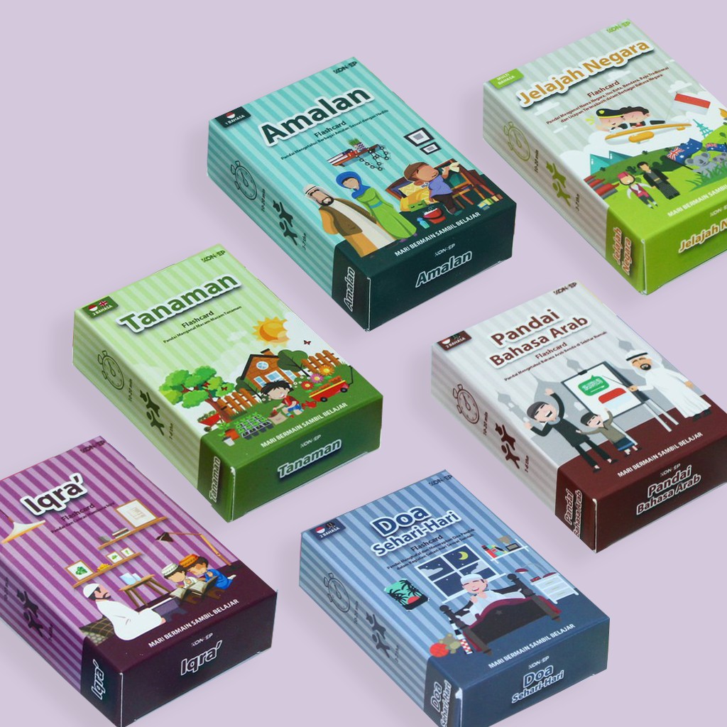 Jual Flashcard Kartu Pintar Belajar Balita IQRA Hijaiyah Amalan Doa ...
