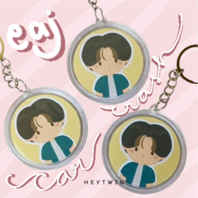 Jual eaj park car crash keychain jae day6 keyring bag tag ganci ...