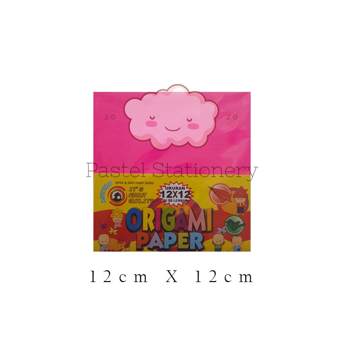 Jual Kertas Lipat 12x12 Asturo - Origami Paper Asturo 12 x 12 Isi 50 ...
