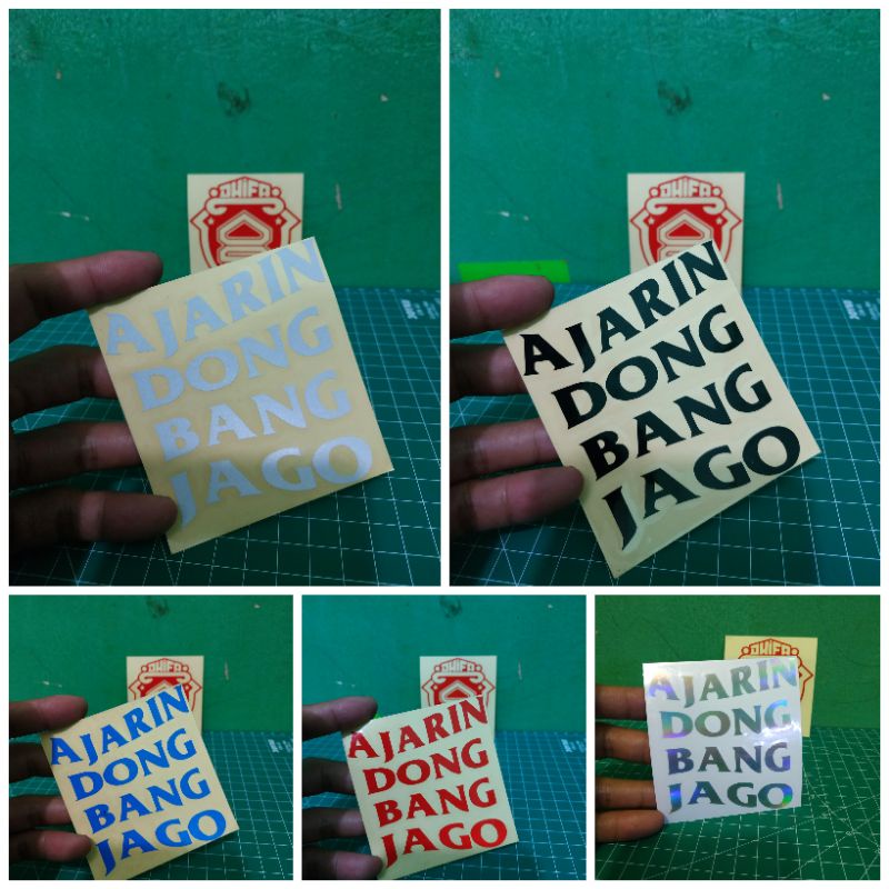 Jual cutting sticker VIRAL AJARIN DONG BANG JAGO | Shopee Indonesia