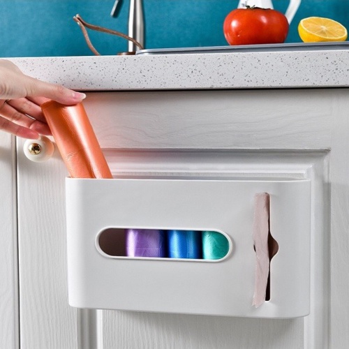 Jual Plastik Gulung Kantong Kresek Unik Storage Putih TP-06 Murah Box ...