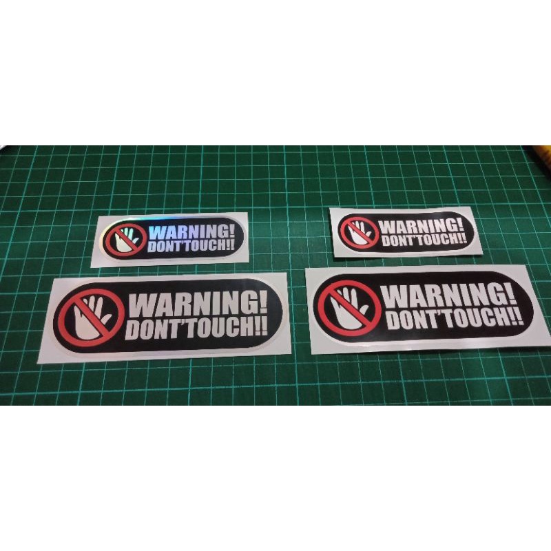 Jual Sticker Dilarang Sentuh | Shopee Indonesia