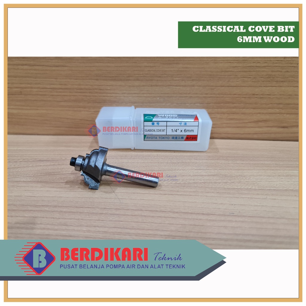 Jual MATA PROFIL MATA PROFILE ROUTER CLASSICAL COVE BIT MODERN WOOD ...
