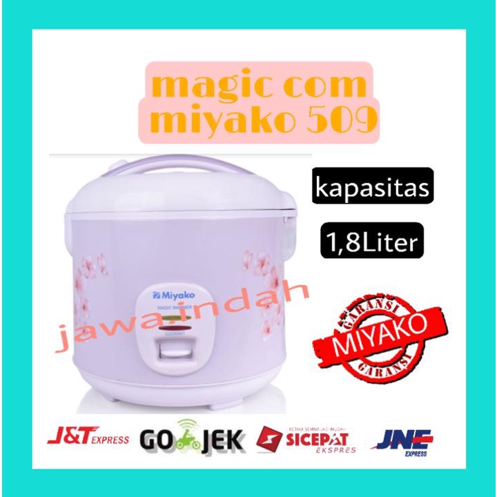 Jual MIYAKO MCM-509 Rice Cooker Magic Com 3in1 - 1.8 Liter | Shopee ...