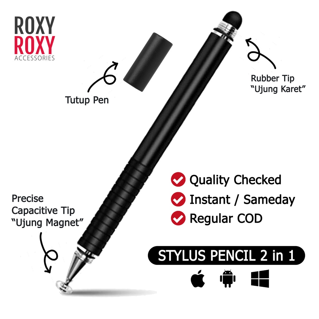 Jual Roxyroxy - Stylus Pen Universal Capacitive Stylus Pencil Ipad IOS ...