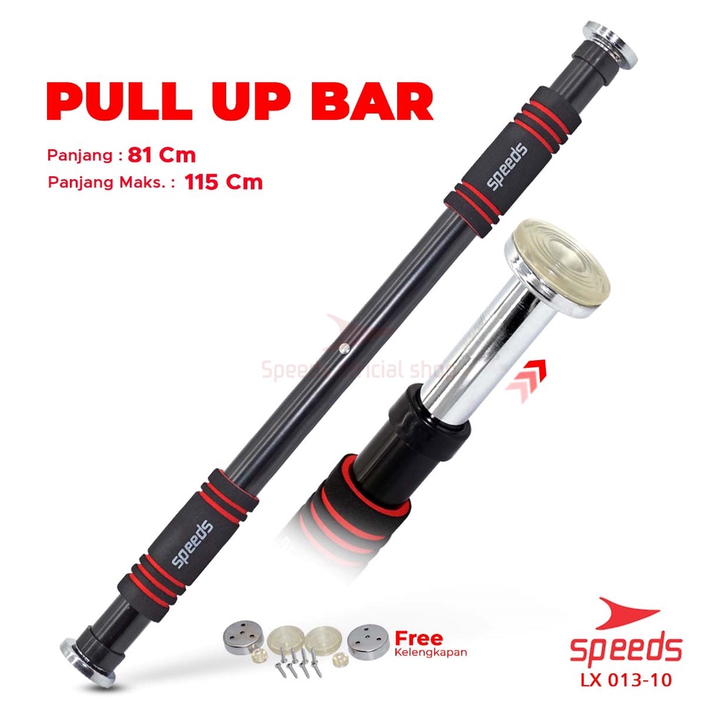 Jual SPEEDS Pull Up Bar Door Bar Chin Up Bar Tiang Pull Up Alat ...