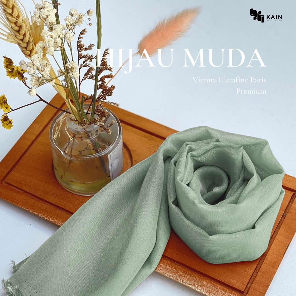 Jual Kain Vienna Ultrafine Voal Paris Premium (DIPOTONG 125 x 125cm ...