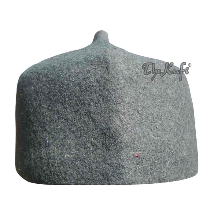 Jual Kopiah Atau Peci Tarbus Abu - Abu Bahan Asli Wol Domba akk1558 ...