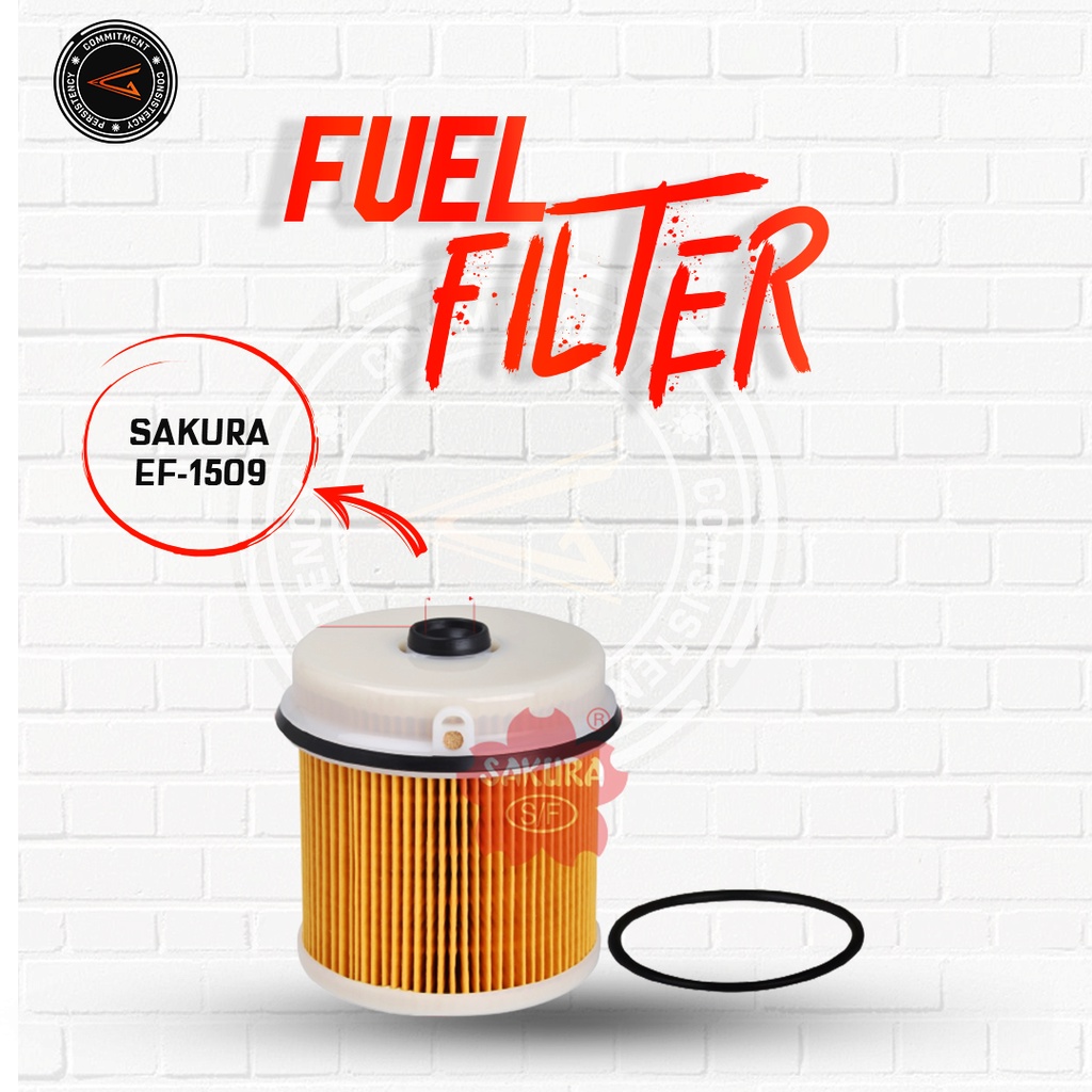Jual Sakura Fuel Filter Solar EF-1509 / EF1509 / Sakura Filter Oli ...