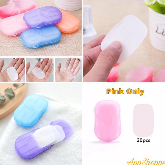 Jual Paper Soap For Travelling Hand Washing Sabun Kertas Kotak Isi ...