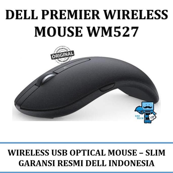 Jual Dell Premier Wireless Mouse WM527 Slim BLACK - 100% ORIGINAL ...
