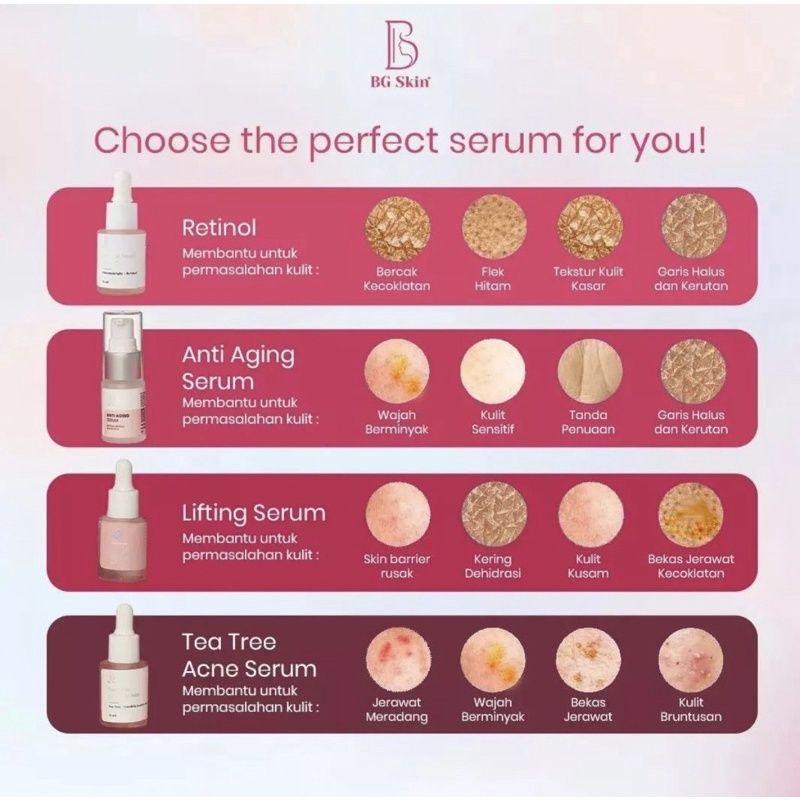 Jual BG SKIN Serum Wajah BG Skin Serum lifting | Shopee Indonesia