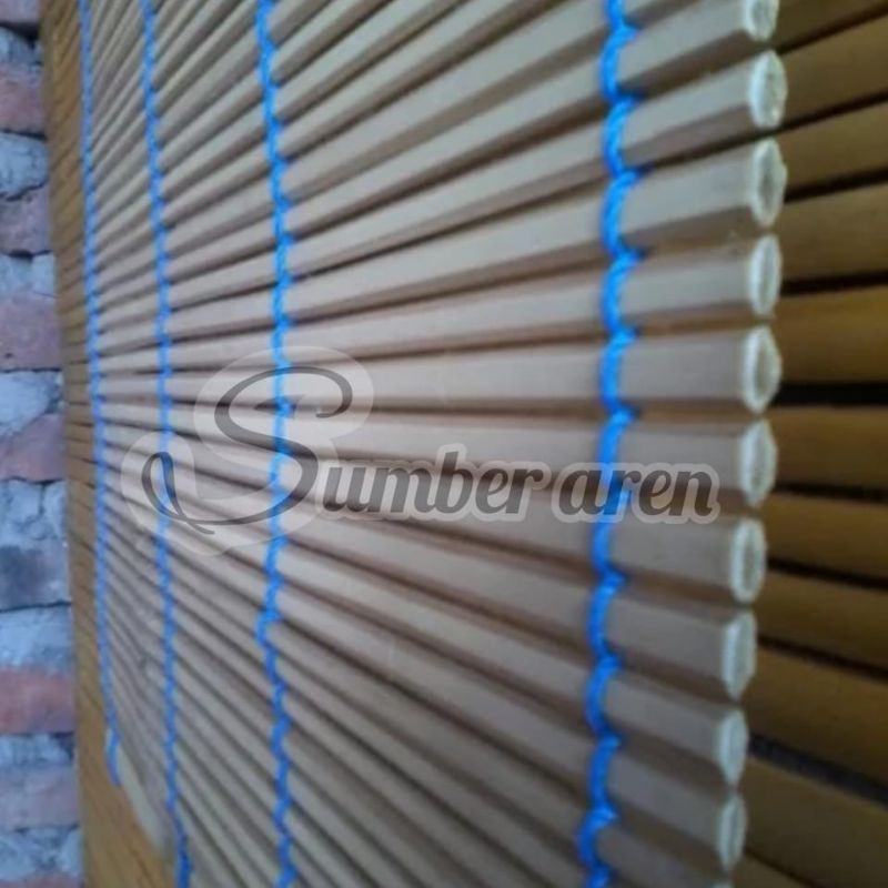 Jual Kerai Bambu Wide Tirai Bambu Kulit Aren Jaragam 2×2M | Shopee Indonesia