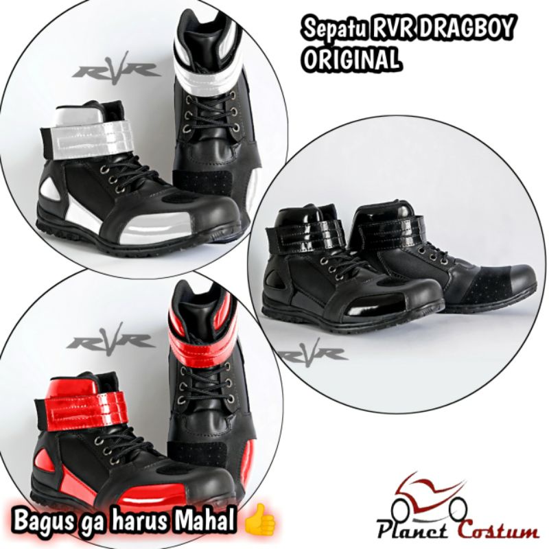 Jual Sepatu Boots Motor Touring RVR Dragboy Original Safety shoes ...