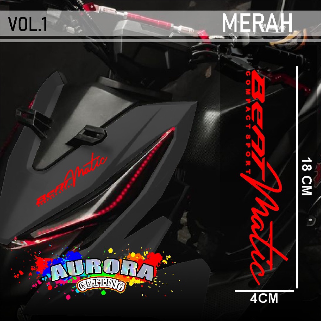 Jual Cutting Sticker BEAT - Stiker Lis Variasi Motor Honda BEAT Compact ...