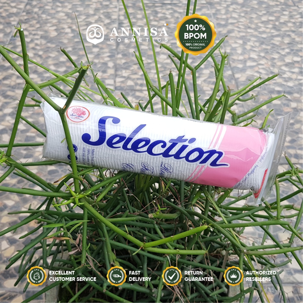 Jual Selection Kapas Round Facial Cotton 80 Pcs Halal - Soft ...