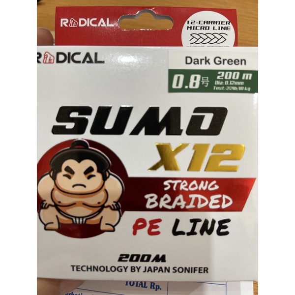 Jual senar pe radical sumo x8 x12 200m dan 300m | Shopee Indonesia