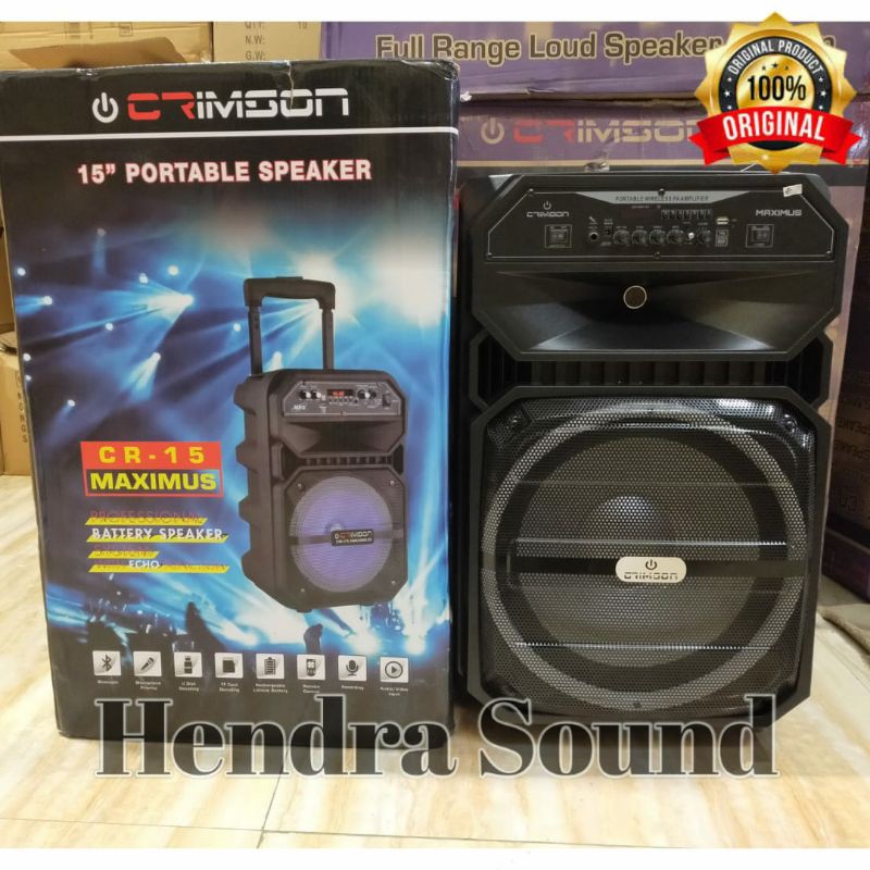Jual Speaker Meeting Portable Wireless Crimson CR15 / CR-15 Maximus ...