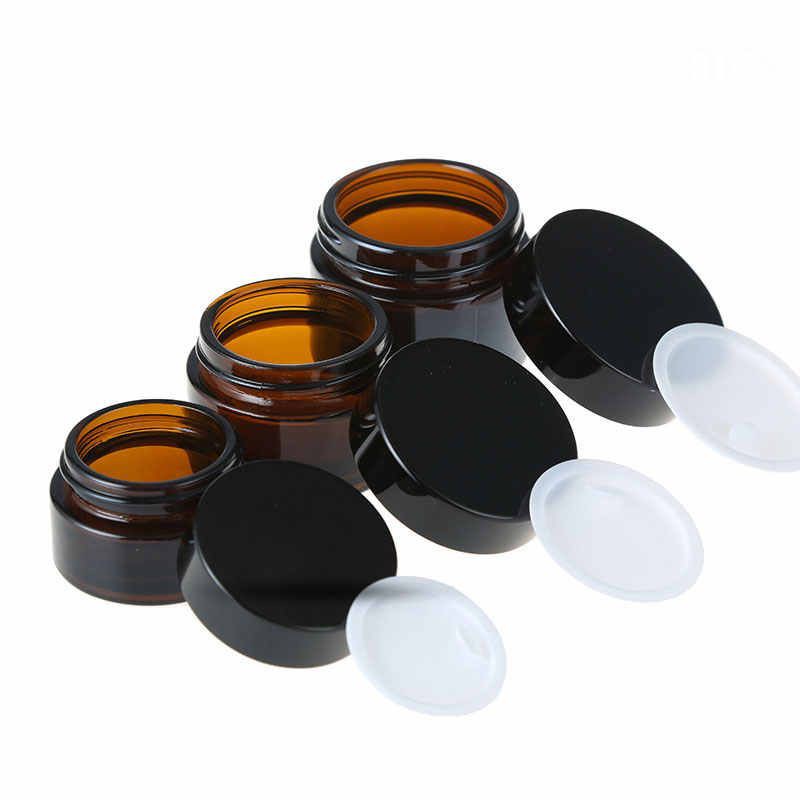 Jual Jar Pot Cream Kaca 15gr/30gr/50grAmber/ Pot Cream 15ml/30ml/50ml ...