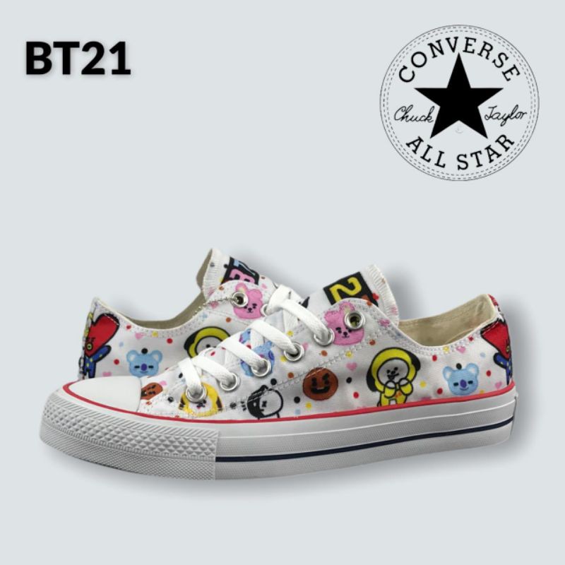 Jual CONVERSE ALL STAR BT21 ( PREMIUM ) | Shopee Indonesia