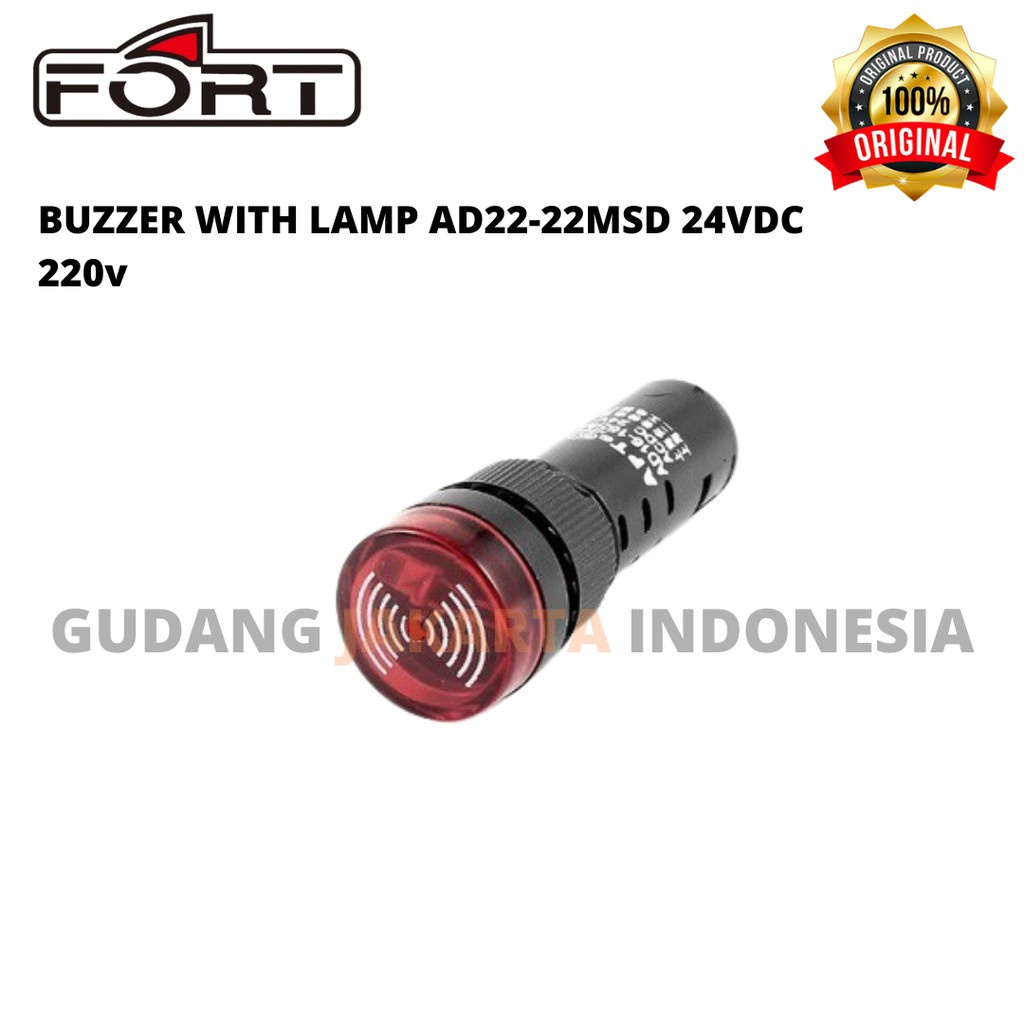 Jual BUZZER WITH LAMP AD22-22MSD 24VDC 220v | Shopee Indonesia