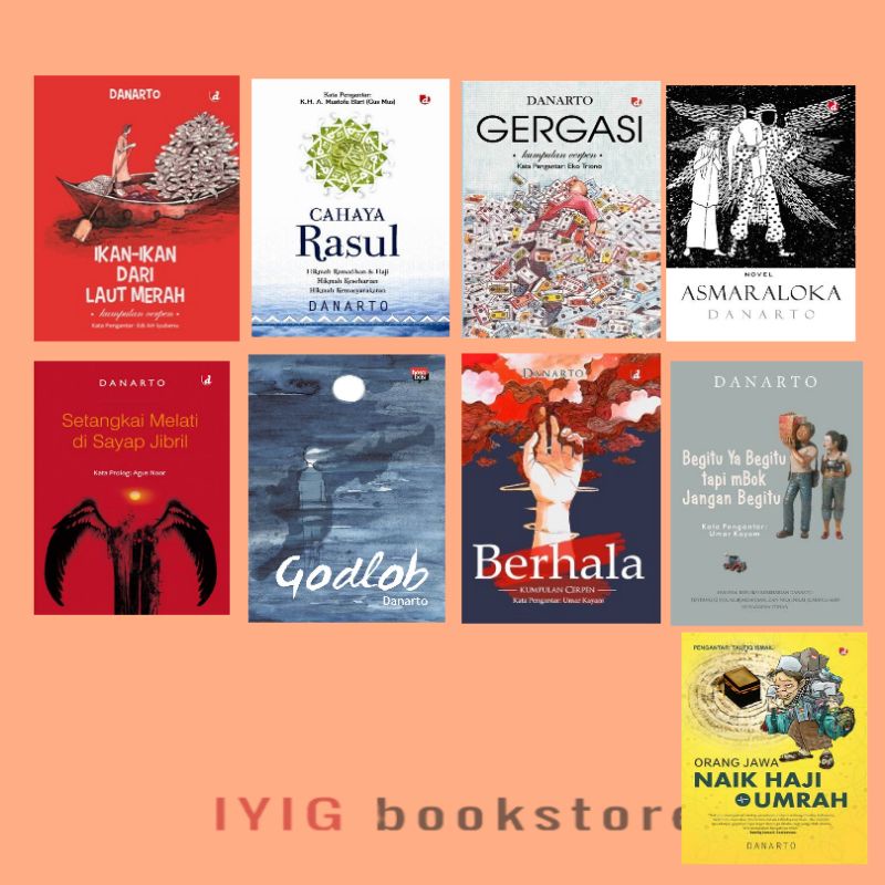 Jual Iyig - Paket Buku Danarto - Godlob - Cahaya Rasul - Ikan Ikan Dari ...