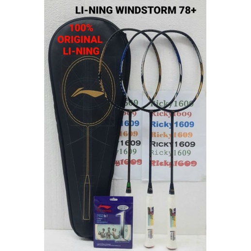 Jual RAKET BADMINTON LINING WINDSTORM 78 PLUS - LINING WINDSTORM 78 ...