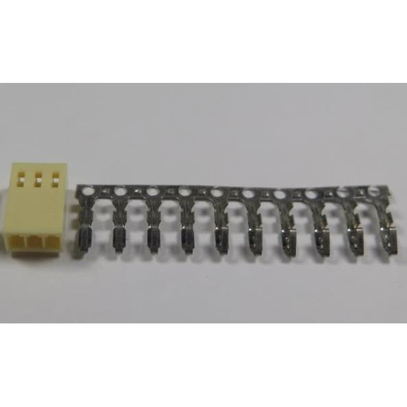 Jual Header 3Pin Set Header+Terminal+Housing Pitch 2.54Mm 3 Pin ...
