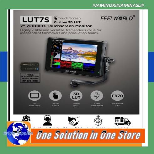 Jual Monitor Feelworld LUT 7S 7" 4K HDMI SDI Original - Feelworld LUT ...
