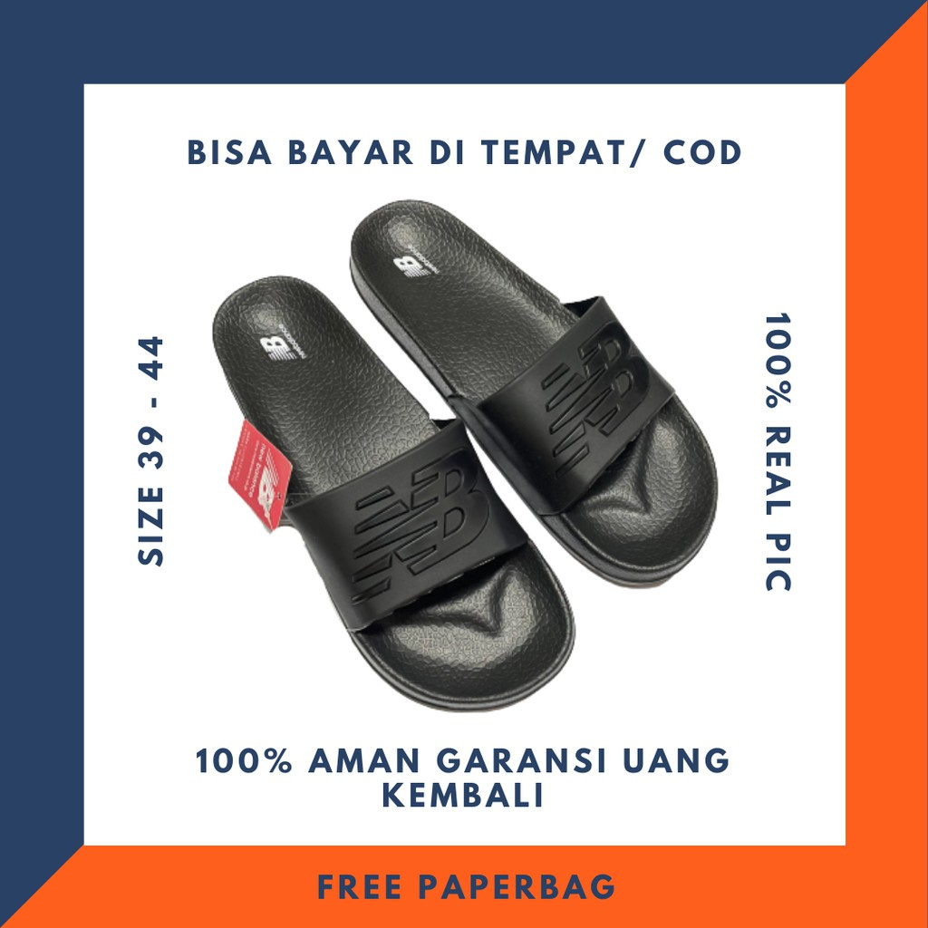 Jual Sandal Pria Terbaru Anti Air New Model Slide Sendal Slop Simple ...