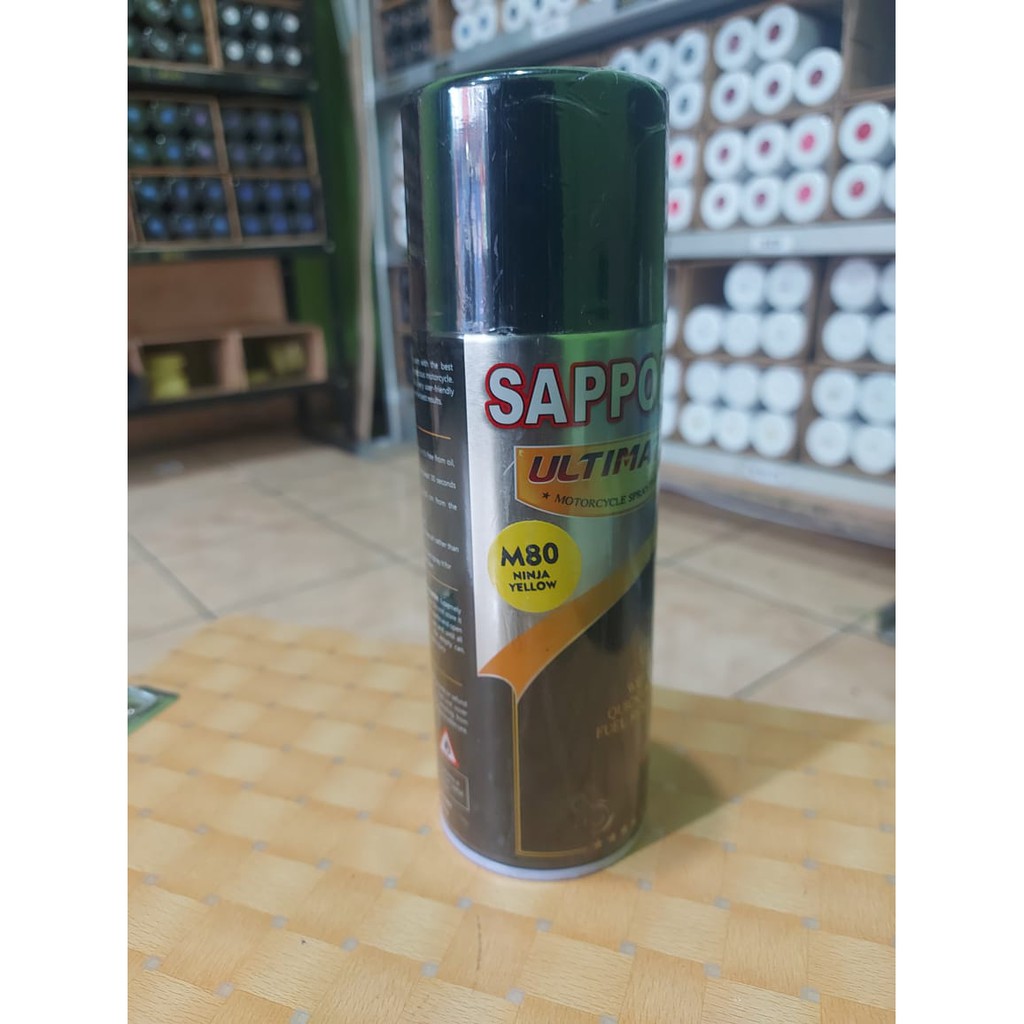 Jual M80-Ninja Yellow-Sapporo ULTIMATE Paint/Cat Semprot Sapporo/Pilok ...