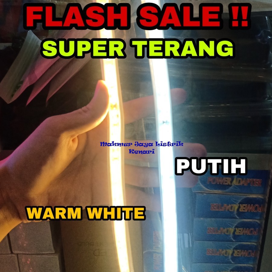 Jual PROMO!!!LAMPU LED STRIP SELANG 2835 MATA RAPAT PER METER 1 METER ...