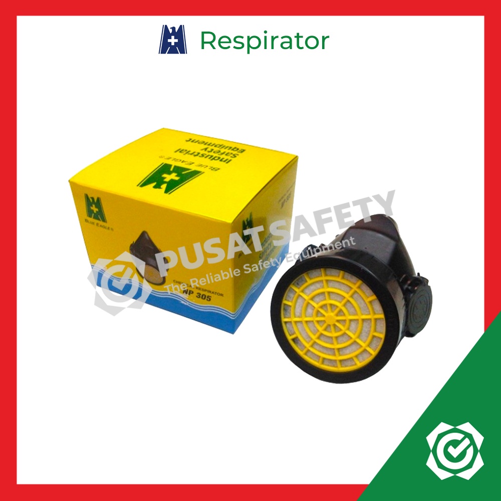 Jual Masker Chemical Respirator Single NP 305 Blue Eagle Original ...