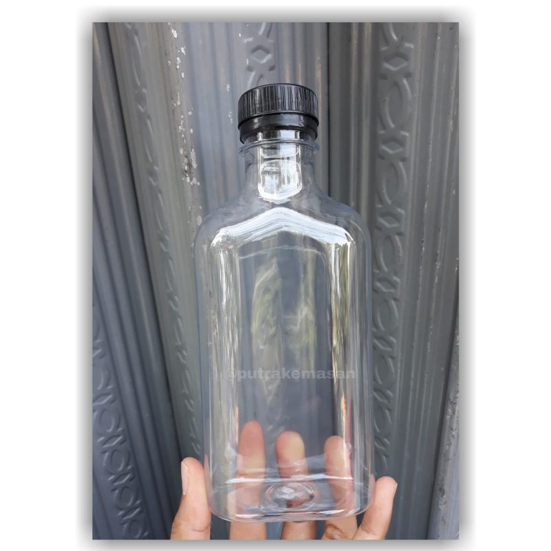 Jual Botol Plastik Whiz 300ml / botol gepeng/Oval isi full 330ml PET ...