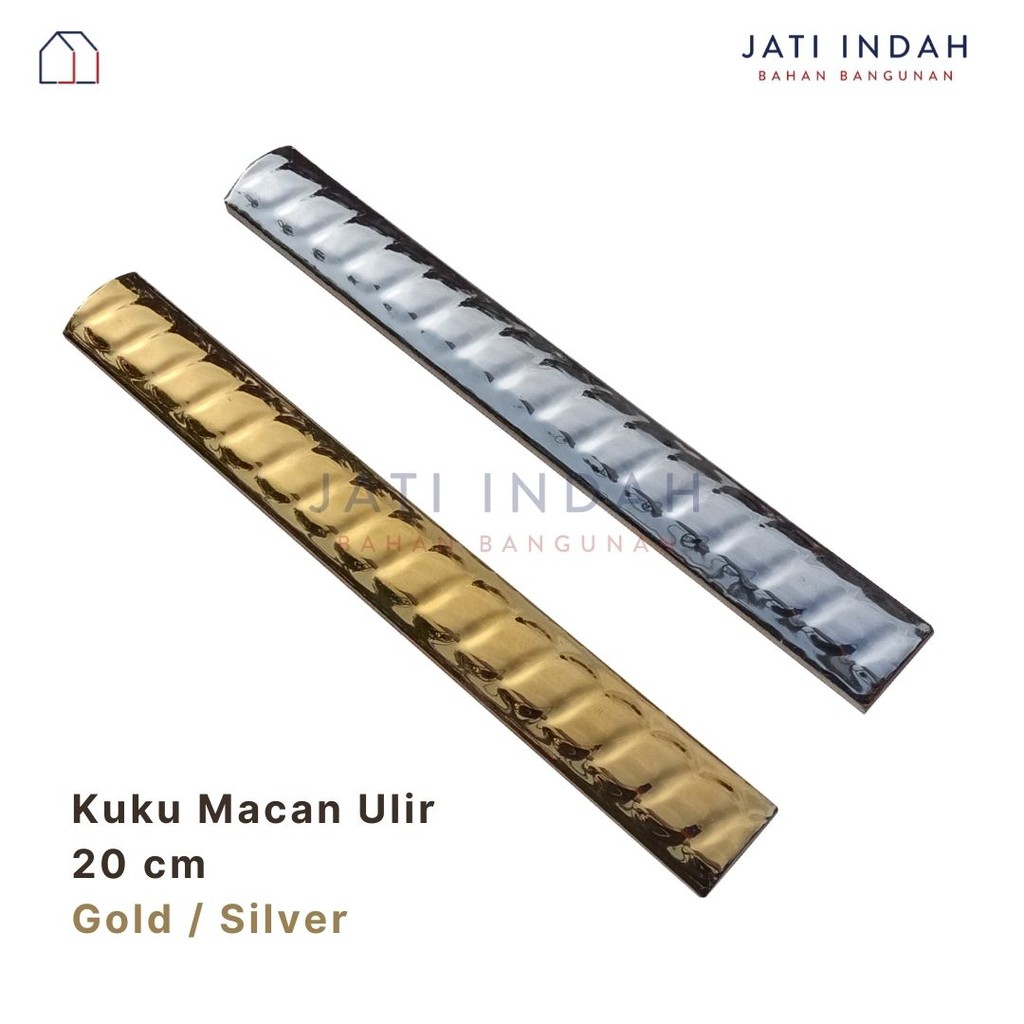 Jual Kuku Macan 20 cm Ulir Gold Emas - Silver / Bon-bon Lis Pinggiran Keramik | Shopee Indonesia