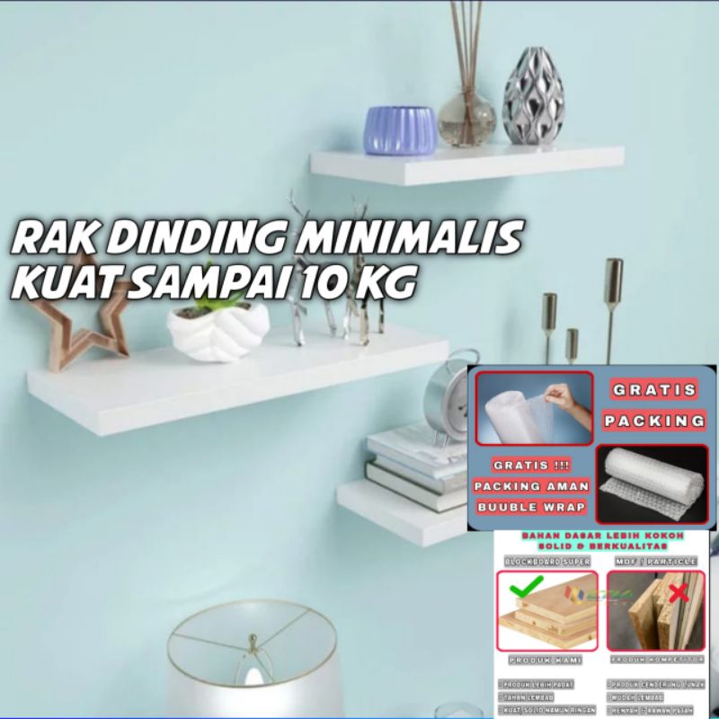 Jual Rak dinding - rak dinding melayang - rak dinding minimalis - rak ...