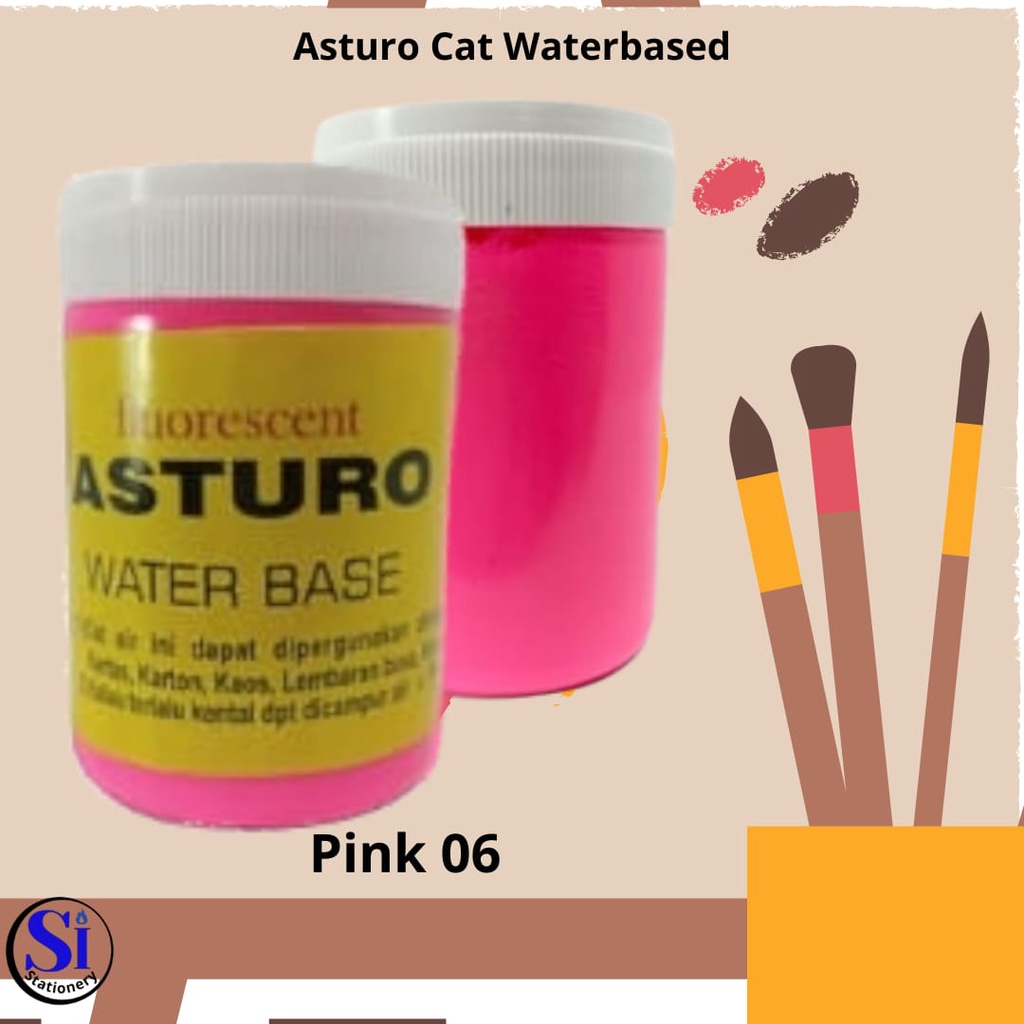 Jual Cat ASTURO Water Based 100ml / Cat Air ASTURO 100ml | Shopee Indonesia