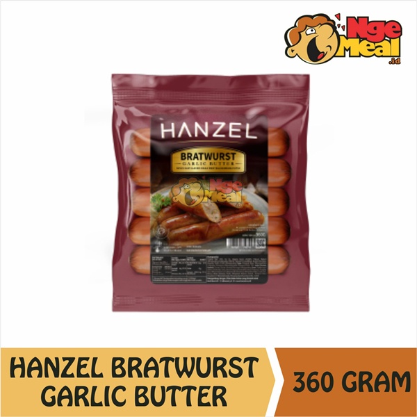 Jual HANZEL Sosis Bratwurst Garlic Butter 360 Gram Isi 5 pcs | Shopee ...