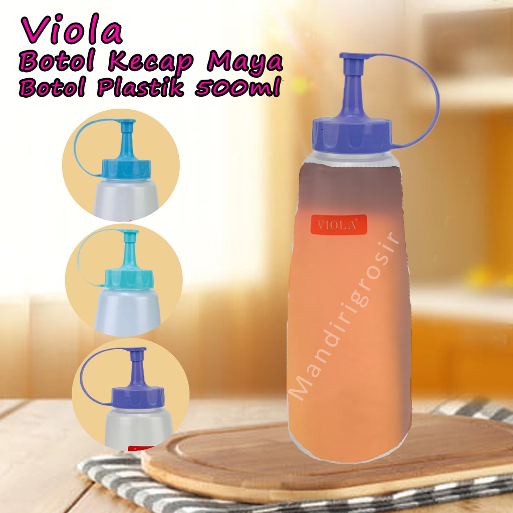 Jual Botol Kecap Maya *Viola * Botol Plastik * 500ml | Shopee Indonesia