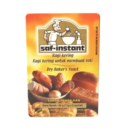 Jual Ragi Saf Instant Dry Yeast Sachet isi 4 bungkus Ragi Kering Saf ...