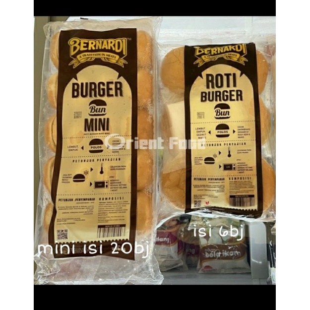 Jual Roti Bun Burger Bernardi Polos | Shopee Indonesia