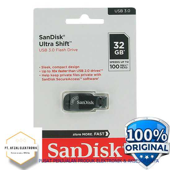 Jual SanDisk Ultra Shift USB 3.0 - SDCZ410 | Shopee Indonesia