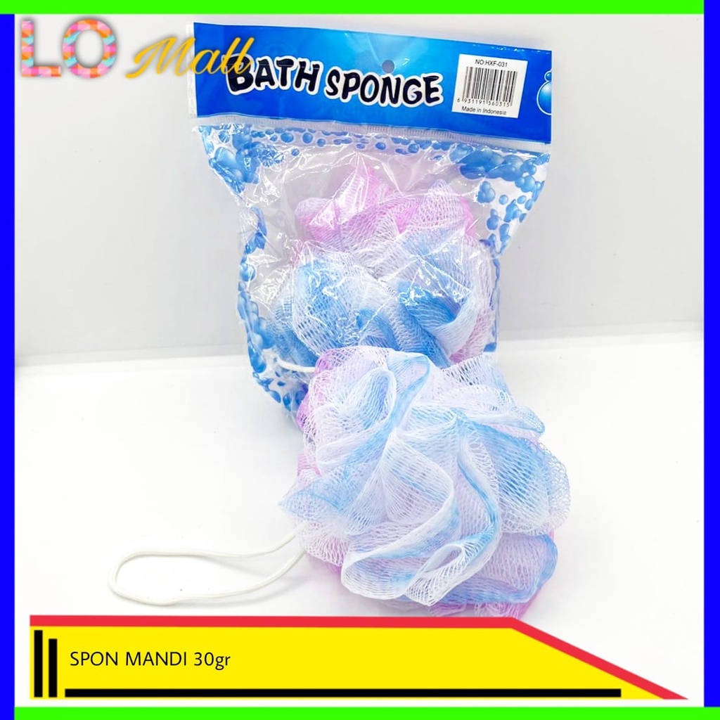 Jual Spon Mandi Pelangi / Bath Sponge Murah / Spons Jaring Mandi ...