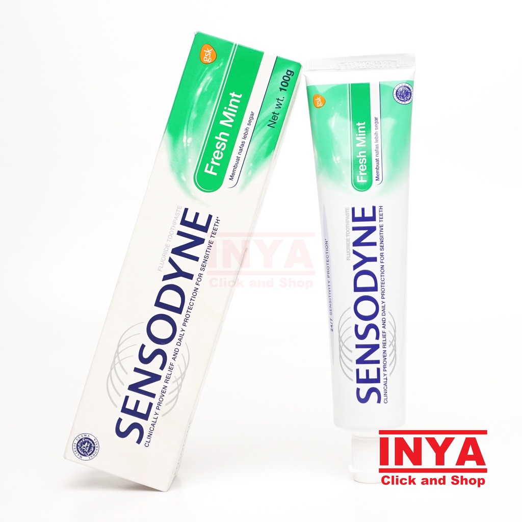 Jual SENSODYNE FRESH MINT FLUORIDE TOOTHPASTE 100gr - Pasta Gigi - Odol ...