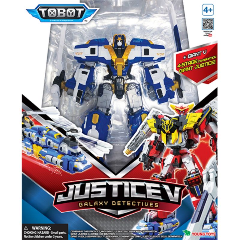 Jual Tobot galaxy detectives justice v original youngtoys Transformer ...
