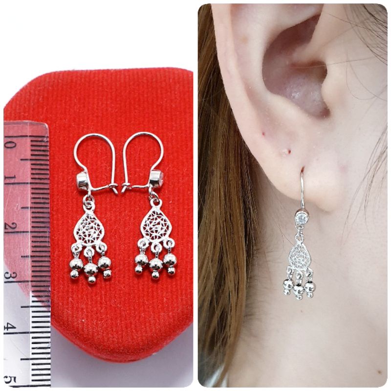 Jual Anting Korea Perak 925 Lapis Emas Putih - Anting Anting Pesta ...