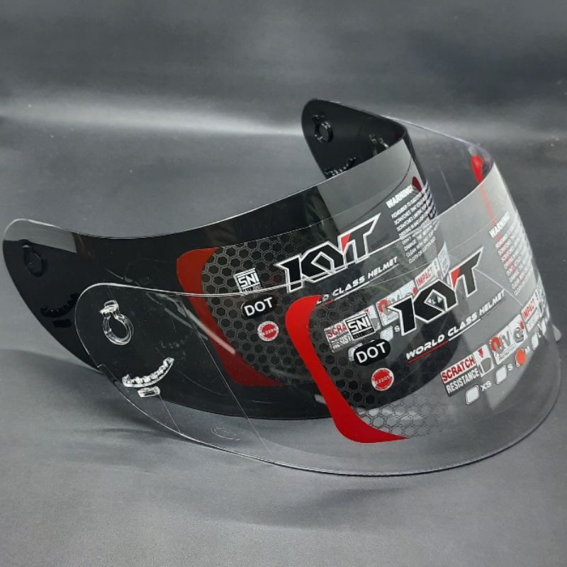 Jual Visor kaca ori KYT R10 K2 RIDER RC 7 SEVEN R 10 Dark smoke dan ...