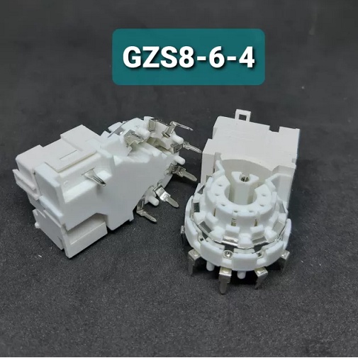 Jual Socket soket TV Tabung CRT GZS 8-6-4 7 pin Leher Kecil 7 Kaki ...