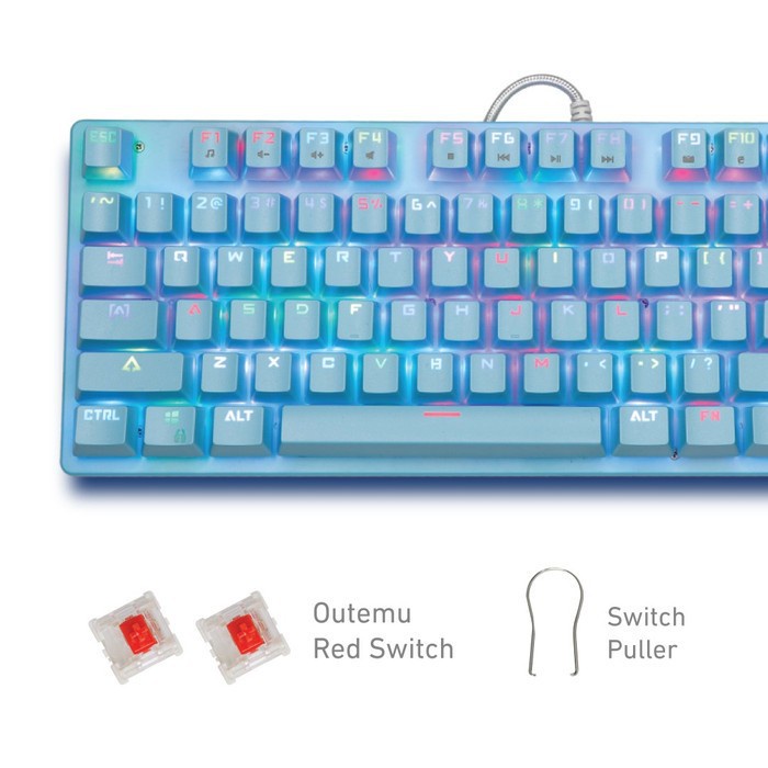 Jual Rexus MX9 TKL Keyboard Gaming Mechanical Legionare MX9 TKL RGB ...