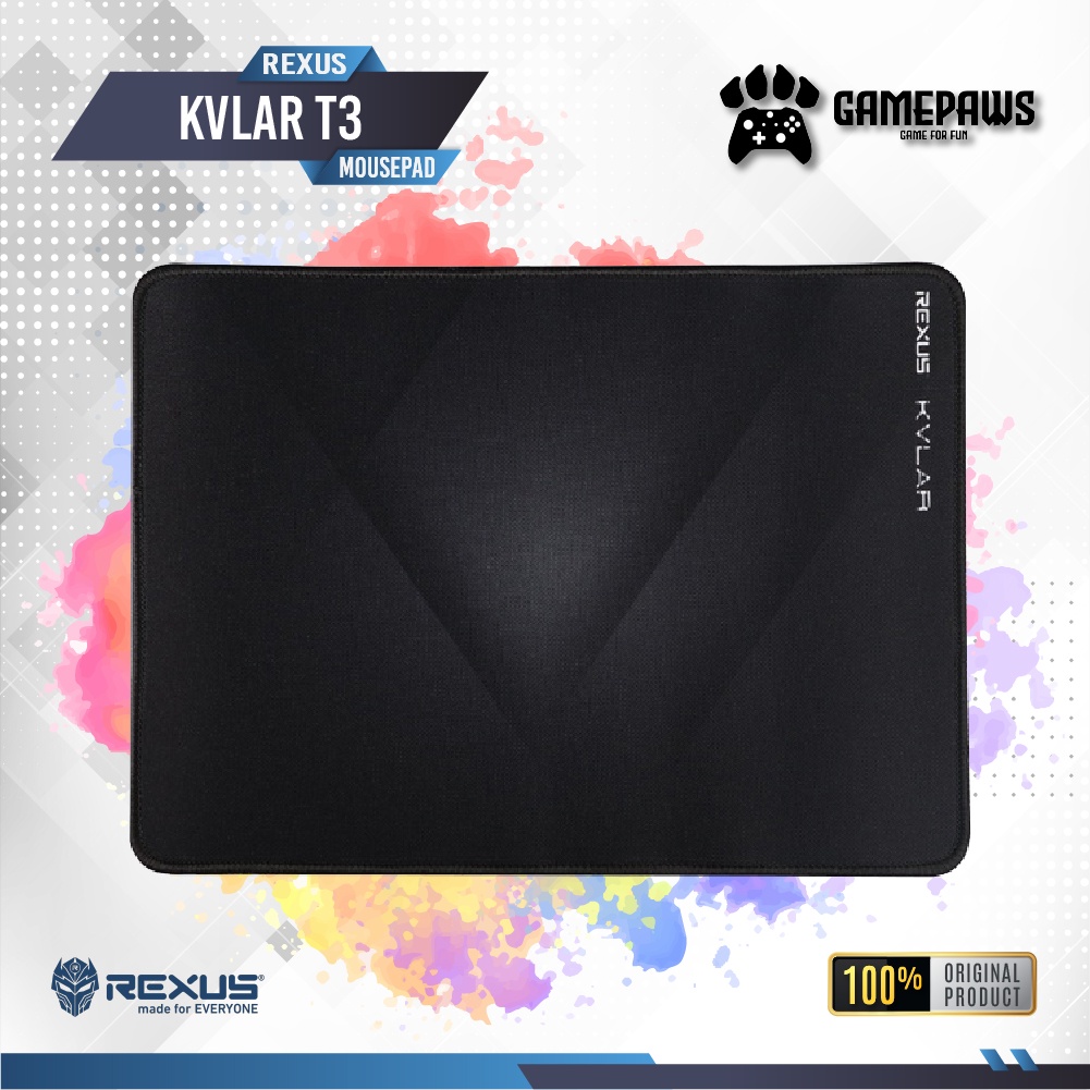 Jual Rexus KVLAR T3 Gaming Mousepad 350x250 | Shopee Indonesia